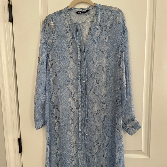 Zara | Tops | Tunicdustershirt Dress | Poshmark